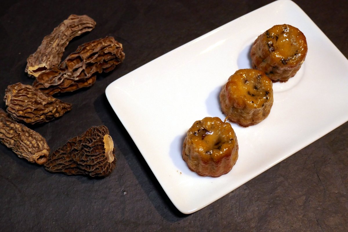 Recette des mini cannelés aux morilles séchées – Chef Morel